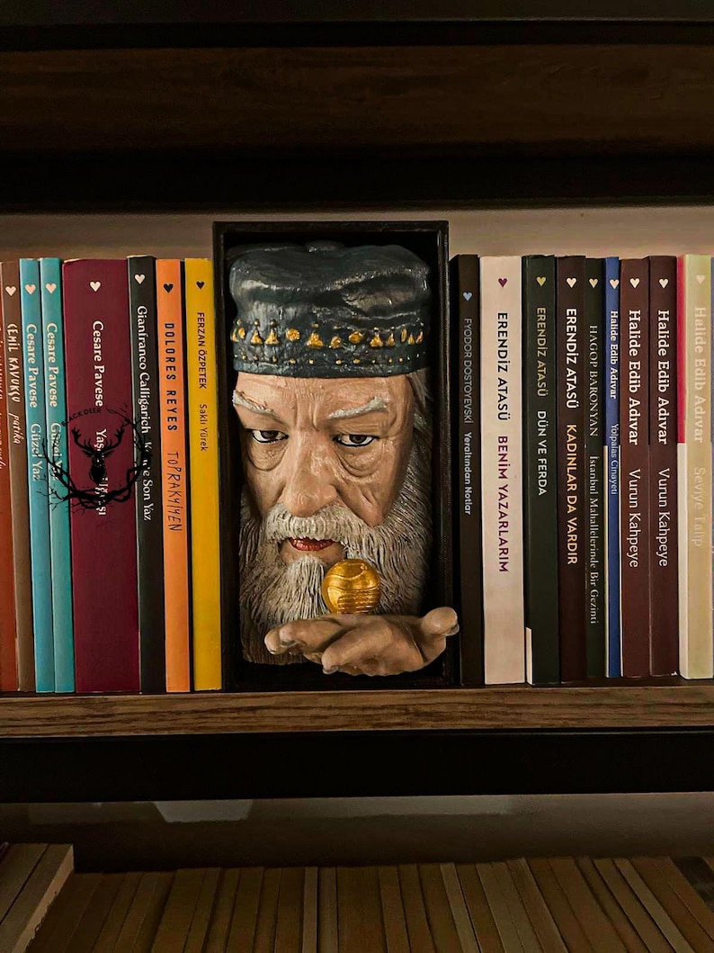 Dumbledore Book Nook Bookshelf Figure 21 CM Useful for Book Stand - Etsy