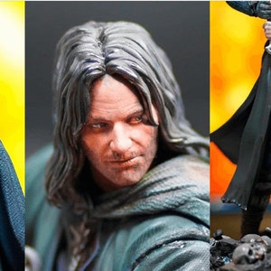 Aragorn the Lord of the Rings, Lotr, Gondor, Statue, Gift, Handmade ...