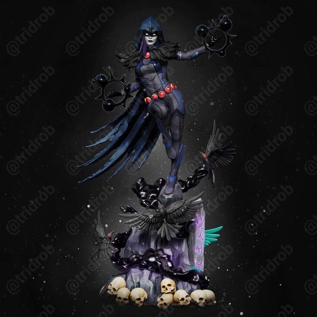 Raven. , Movie Characters, Games, Figures, Diorama 20 Cm - Etsy