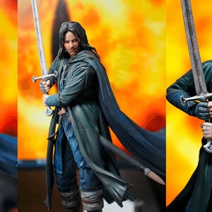 Aragorn the Lord of the Rings, Lotr, Gondor, Statue, Gift, Handmade ...