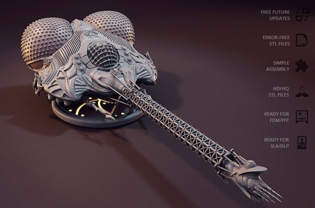 Lexx Ship Fff-fdm V1.0 STL File 3D Digital Printing STL File - Etsy UK