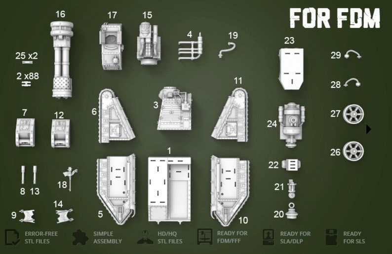Flamethrower Tank FFF-FDM V2.0 Stl Files - Etsy