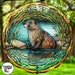 Beaver Stained Glass Clipart, Round Image, Instant Digital Download ...