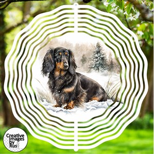 Dachshund Dog Clipart, Watercolour Winter Image, Instant Digital ...