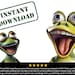 Funny Frog Faces Bundle - 23 Hilarious Frog Expressions - Funny Frog ...