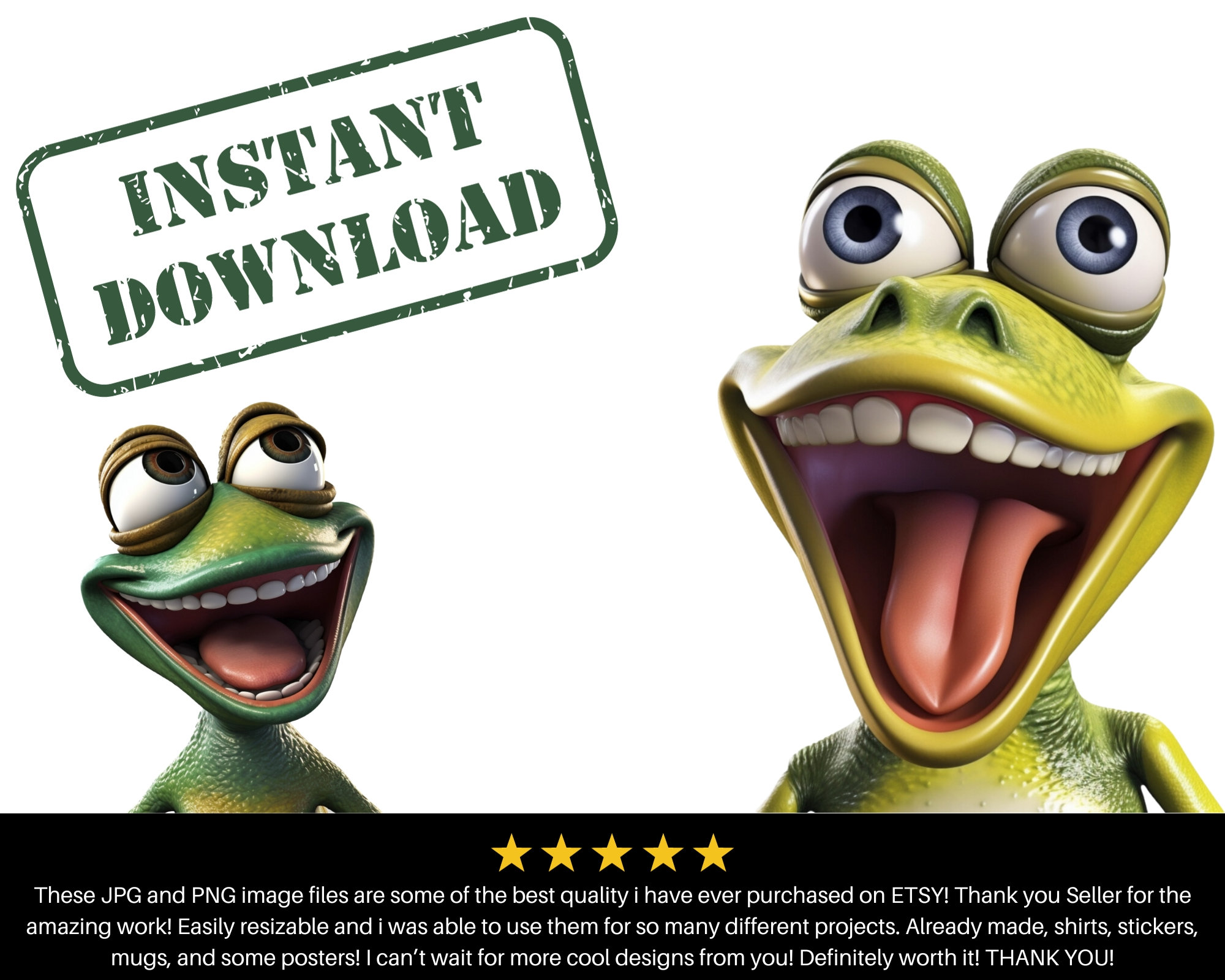 Funny Frog Faces Bundle - 23 Hilarious Frog Expressions - Funny Frog ...