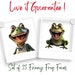 Funny Frog Faces Bundle - 23 Hilarious Frog Expressions - Funny Frog ...