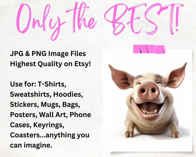 Funny Pig Faces Bundle - 9 Hilarious Pig Expressions - Funny Pig ...