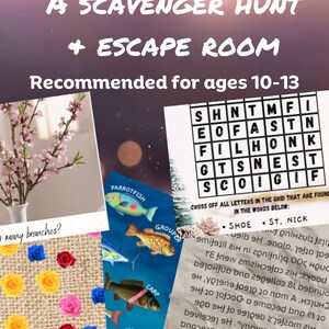 Advent Escape Room, Catholic Saints, Puzzles for Kids, Digital Download ...