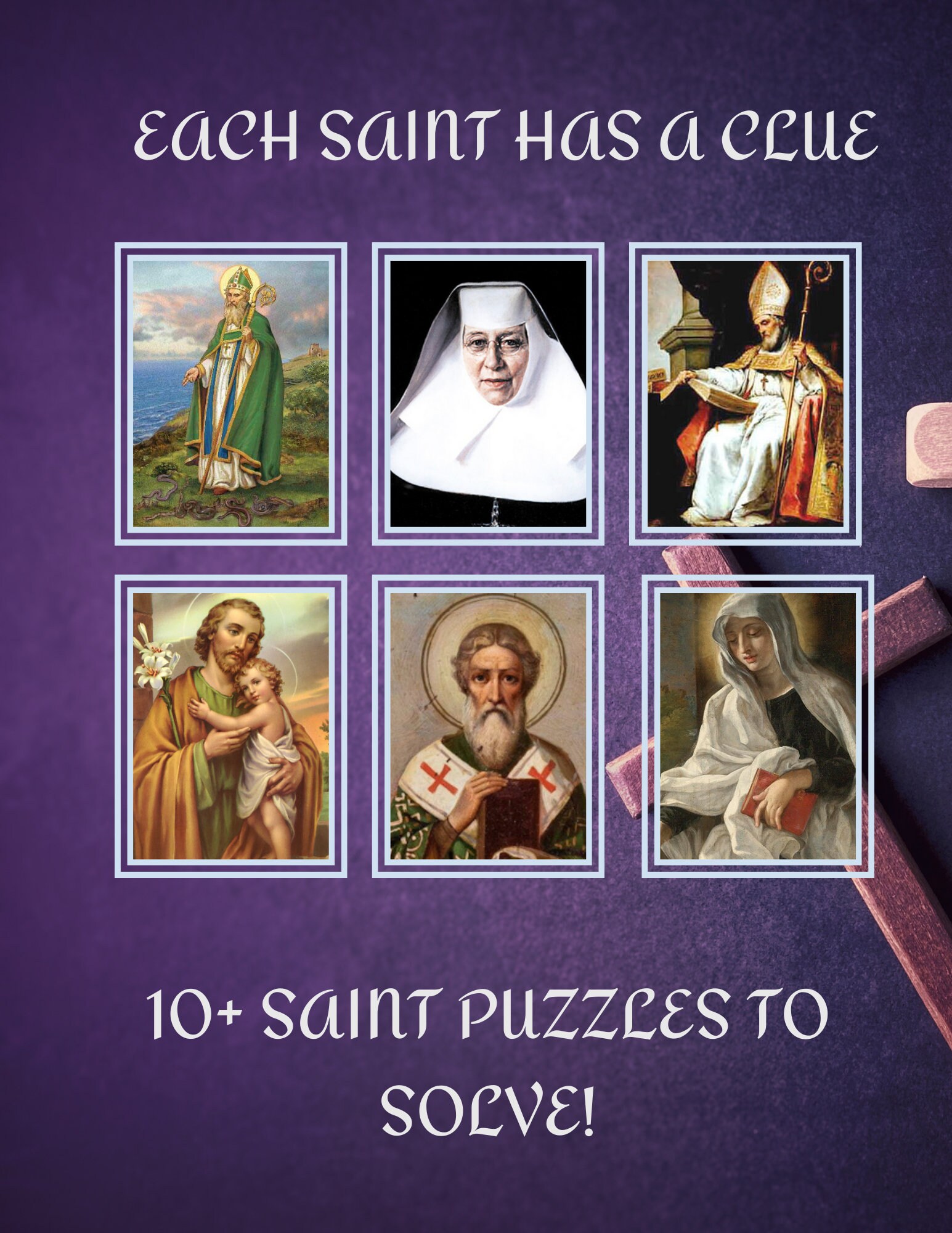 Lent Escape Room, Catholic Saints, Puzzles for Kids, Digital Download ...