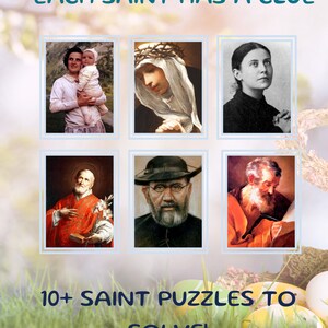 Easter Escape Room, Catholic Saints, Puzzles for Kids, Digital Download ...