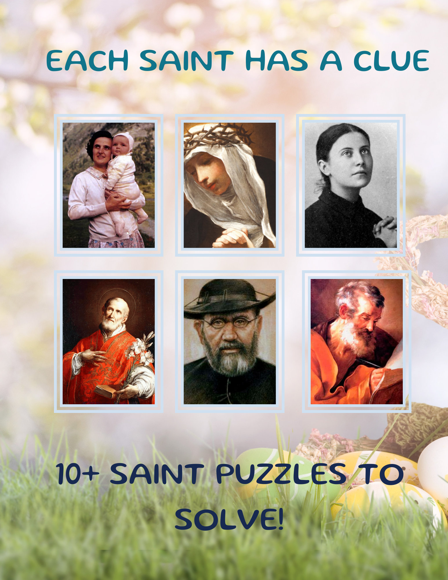 Easter Escape Room, Catholic Saints, Puzzles for Kids, Digital Download ...