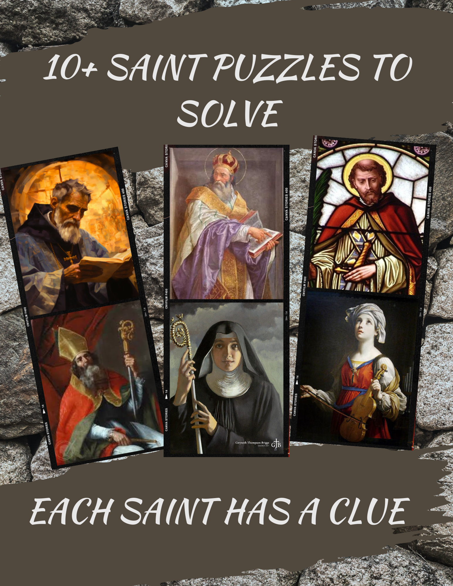 Saints Escape Room I: Ancient Ruins, Catholic Puzzles, Learning ...