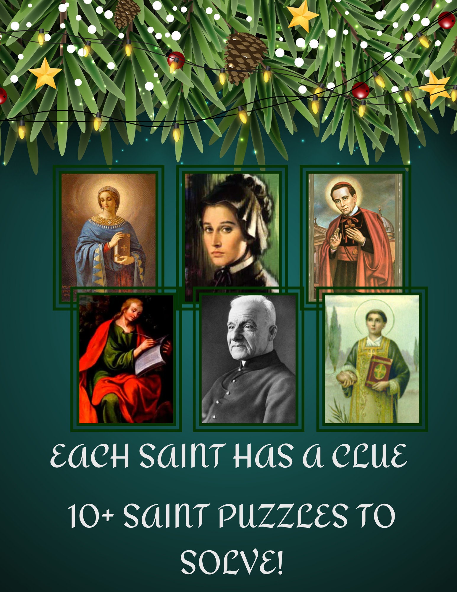 Christmas-epiphany Escape Room, Catholic Saints, Puzzles for Kids ...