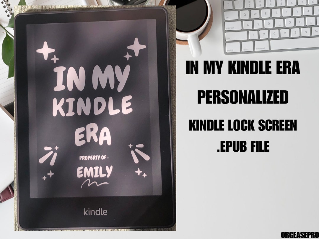 Customizable Kindle Lock Screen for Kindle Paperwhite Lockscreen in My ...