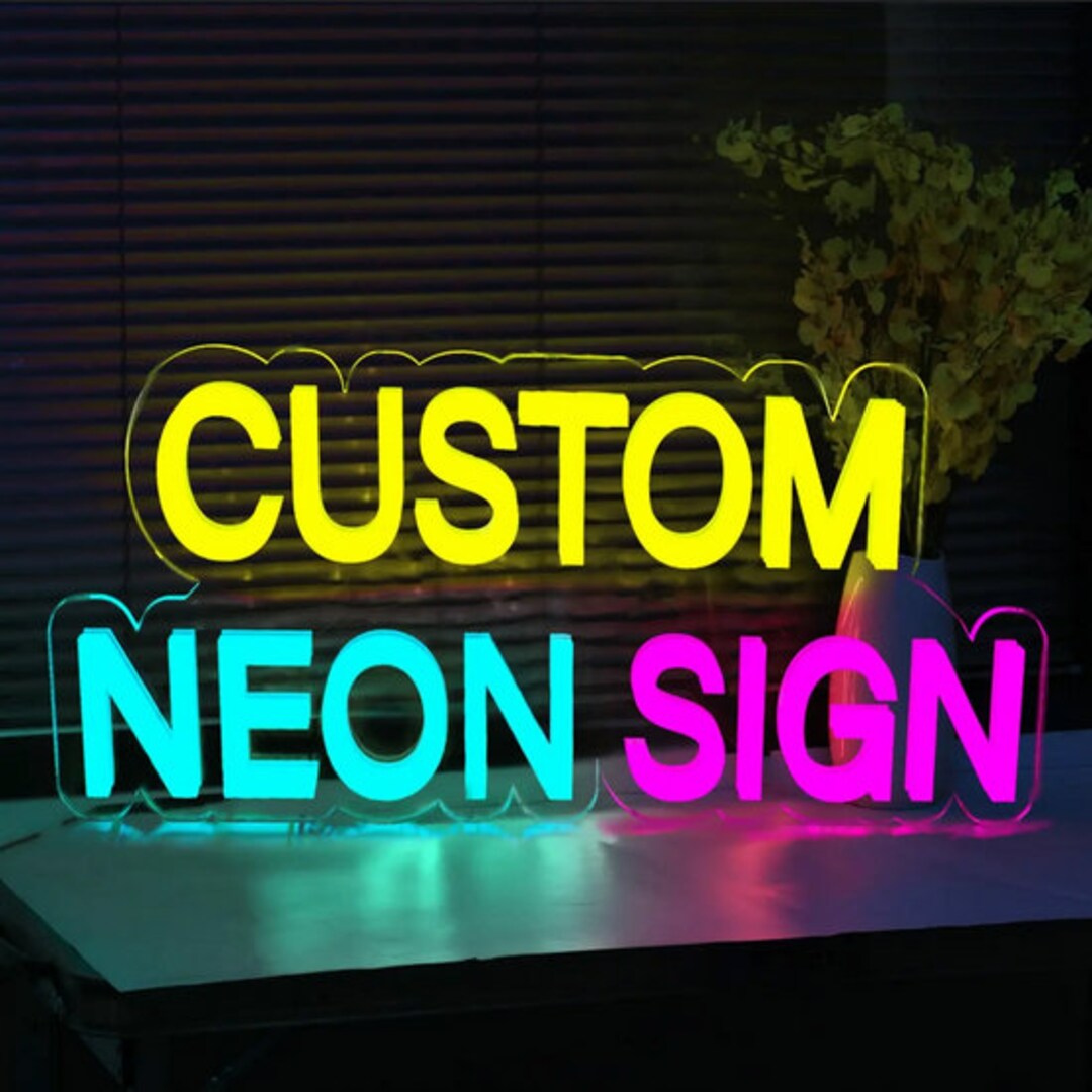 Custom Logo Sign Business Logo Logo Design Custom for Business Led Sign ...