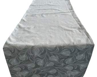 Peacock Feather Table Runner - Etsy