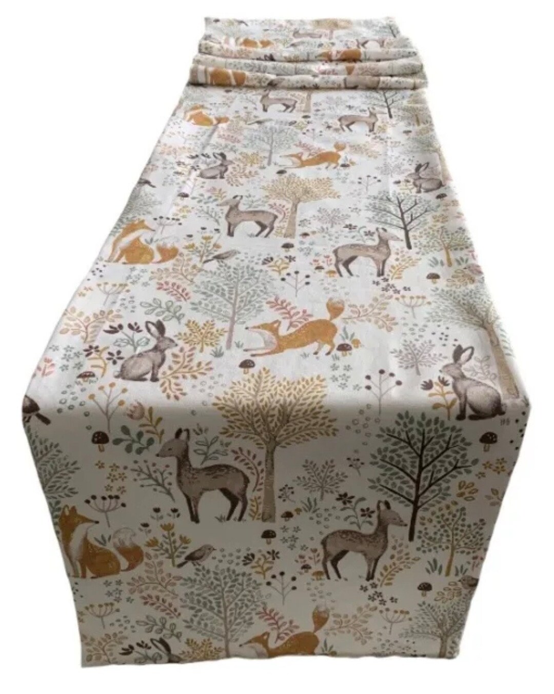 Scandi, Woodland Animal, Table Runner, 1m, 1.5m, 1.95m X 30cm, Gift ...