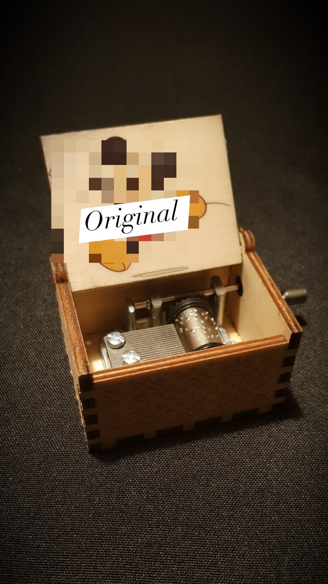 Mickey Mouse, Wooden Music Box Generic Customizable, Anniversary ...