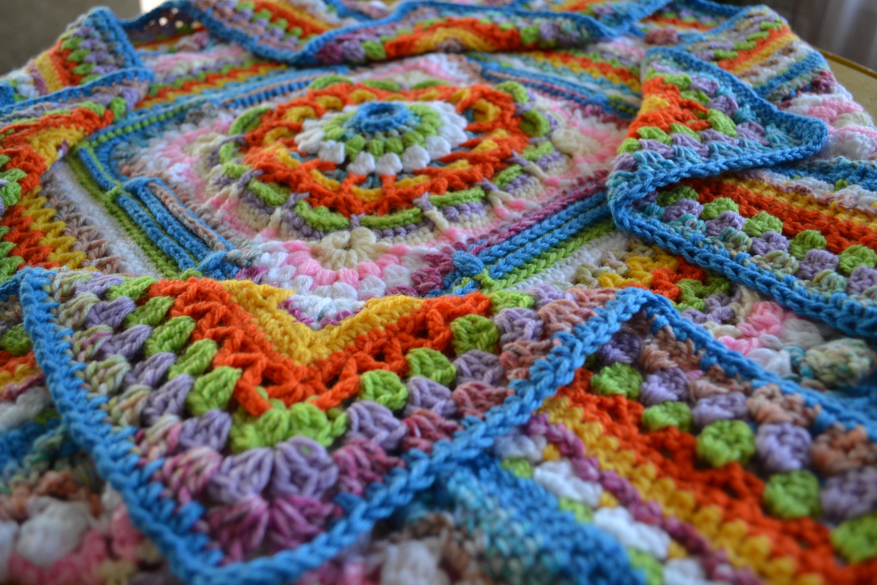 Allison Baby Rainbow Blanket Crochet - Etsy