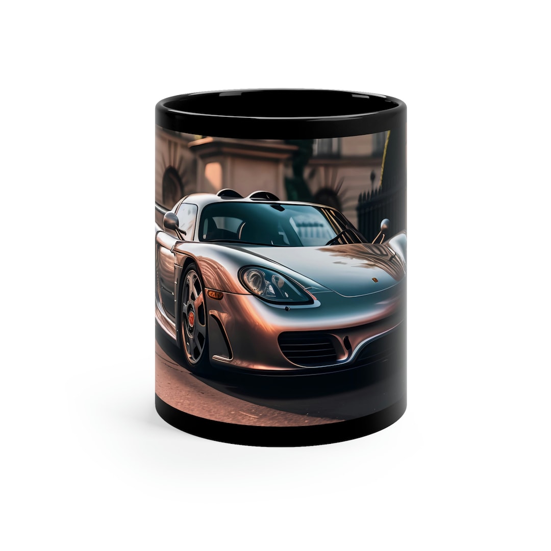 Porsche Carrera GT Supercar Black Ceramic Mug 11oz - Etsy