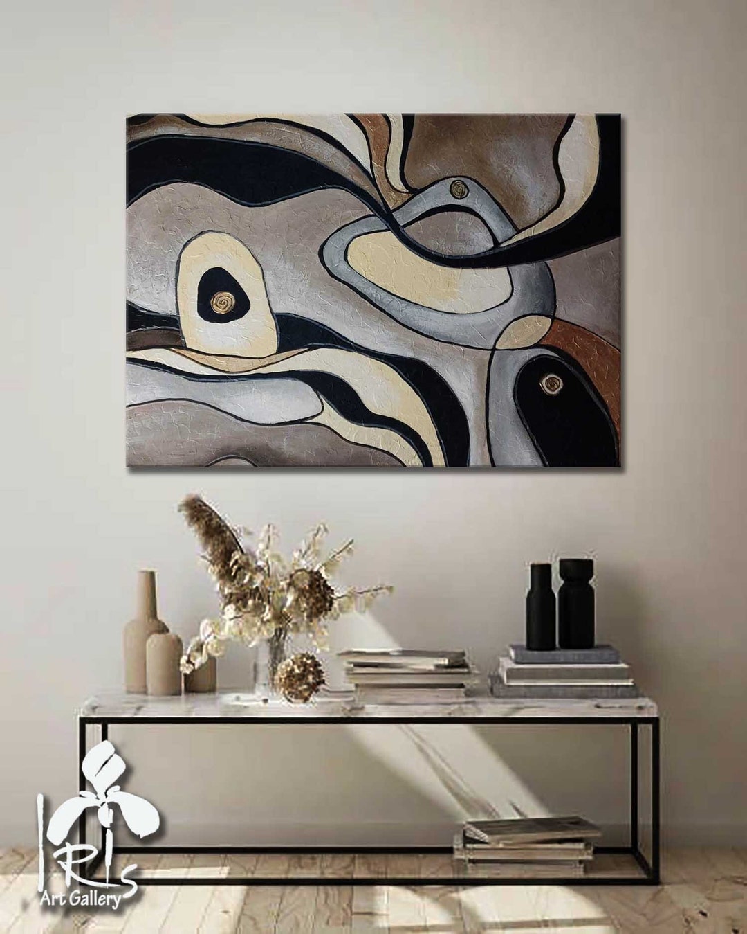 Abstract Original Painting 3d Texture Painting Minimalism Abstract ...