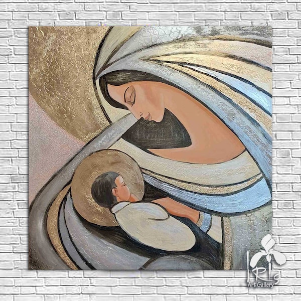 Abstract Virgin Mary - Etsy