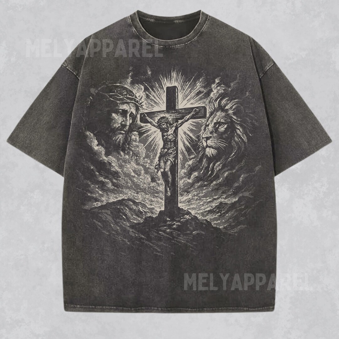 Jesus Shirt Christian Streetwear Religious Gift for Him or Her Faith ...