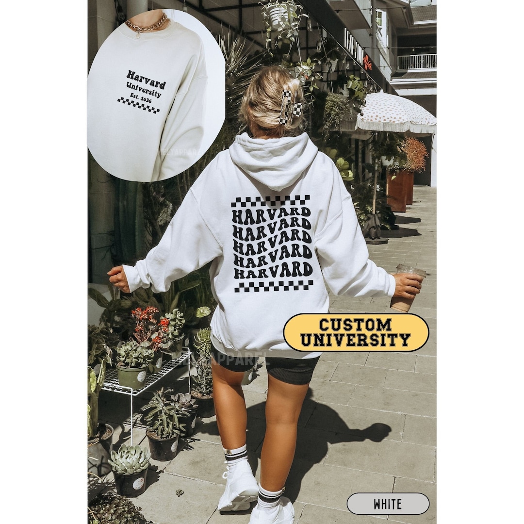 Custom University Sweatshirt College Hoodie Personalized School Shirt ...
