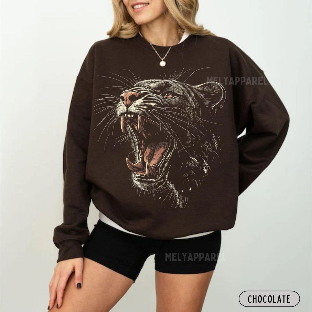 Panther Sweatshirt Retro Game Day Sweater Carolina Panthers Cheer Mom ...