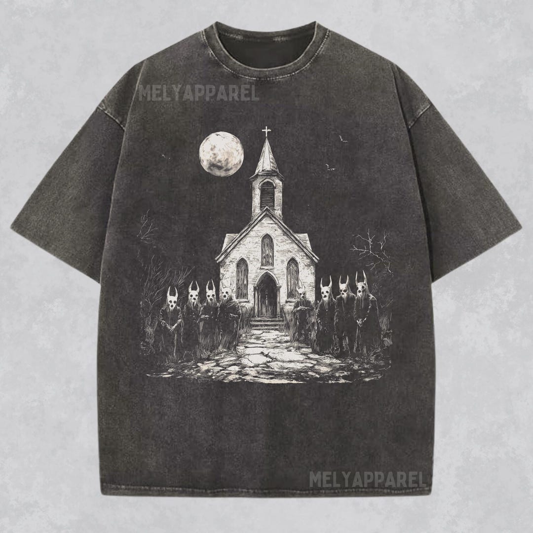 Folk Horror Shirt Occult Gift for Him or Her Retro Goth Crewneck ...