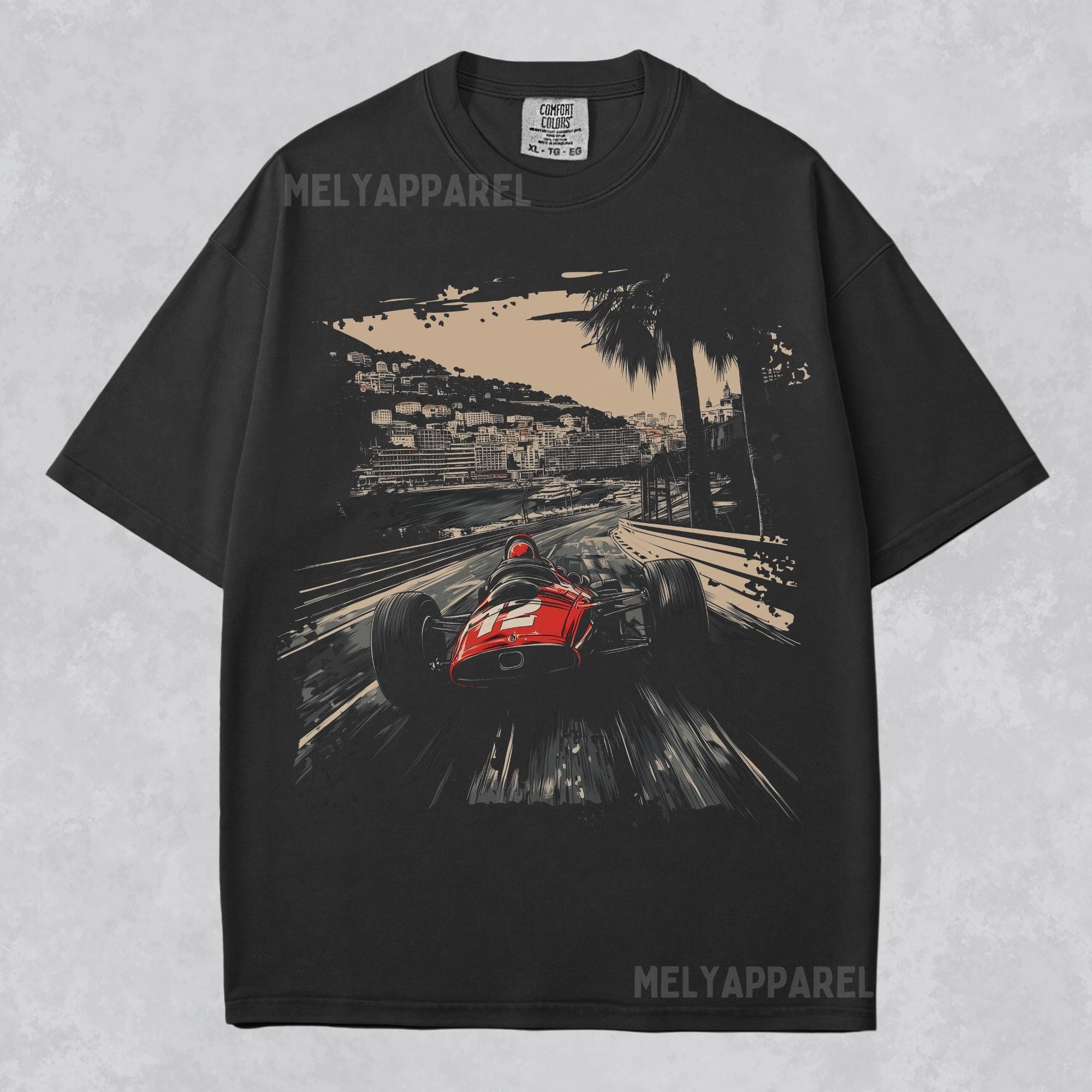 Formula One Retro Shirt Comfort Colors Race Car Tee F1 Gift for Him ...
