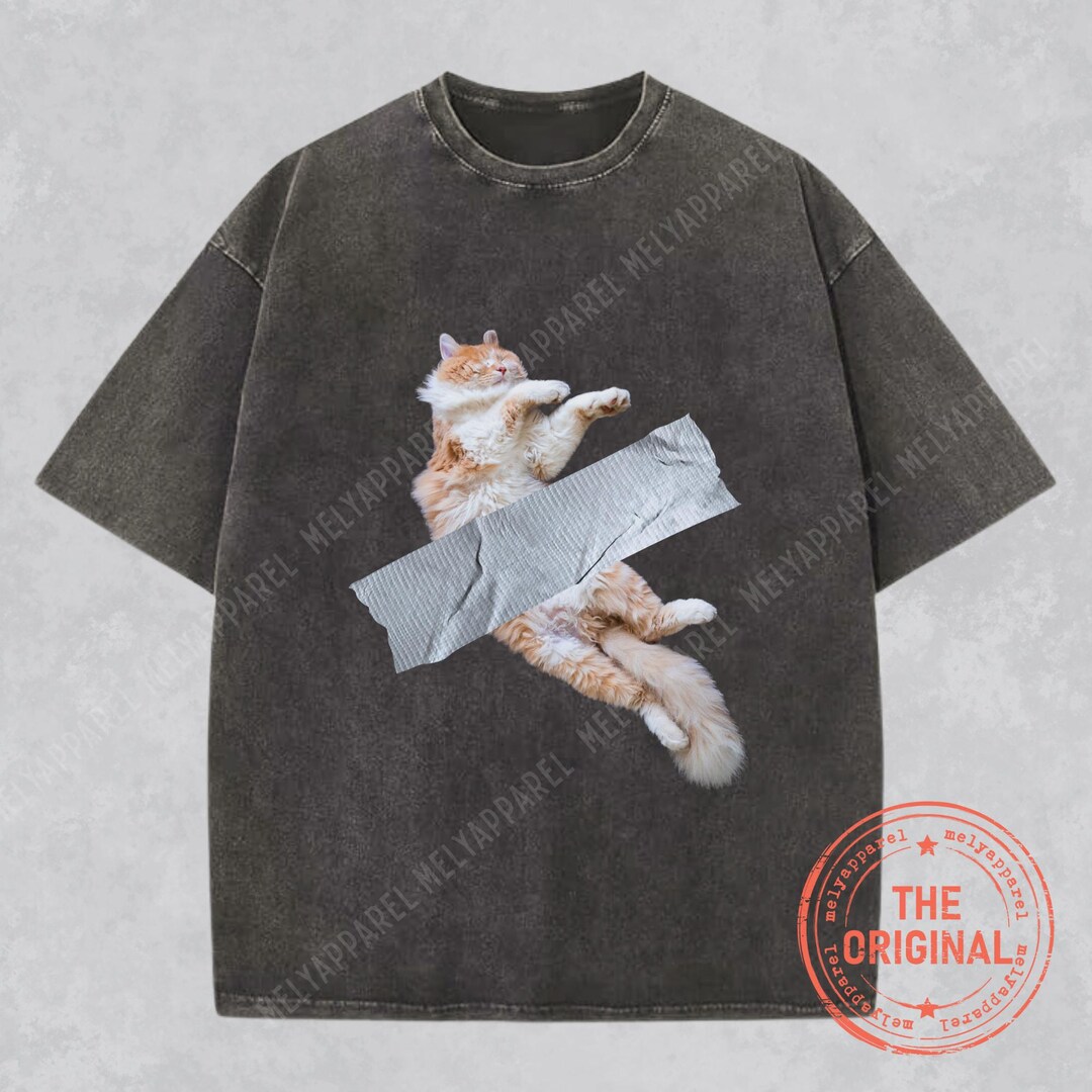 Funny Cat Meme Shirt 90s Tshirt Y2K Graphic Tee Silly Comfort Colors ...