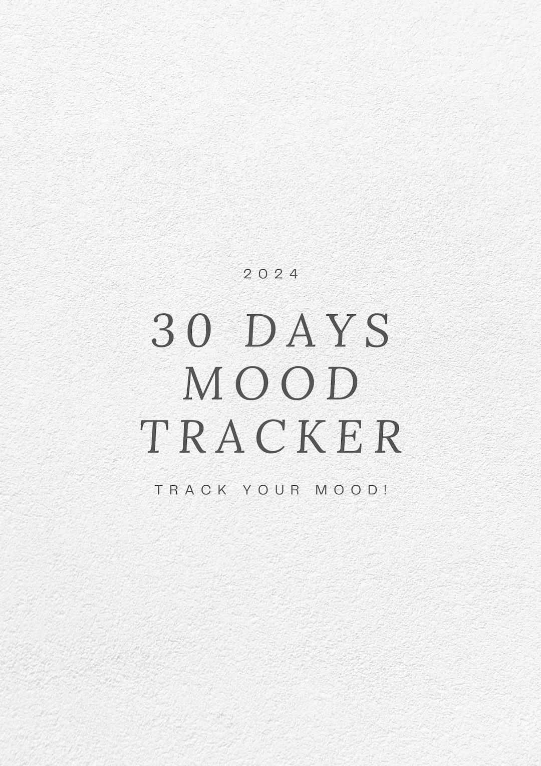 30 Day Mood Tracker - Etsy