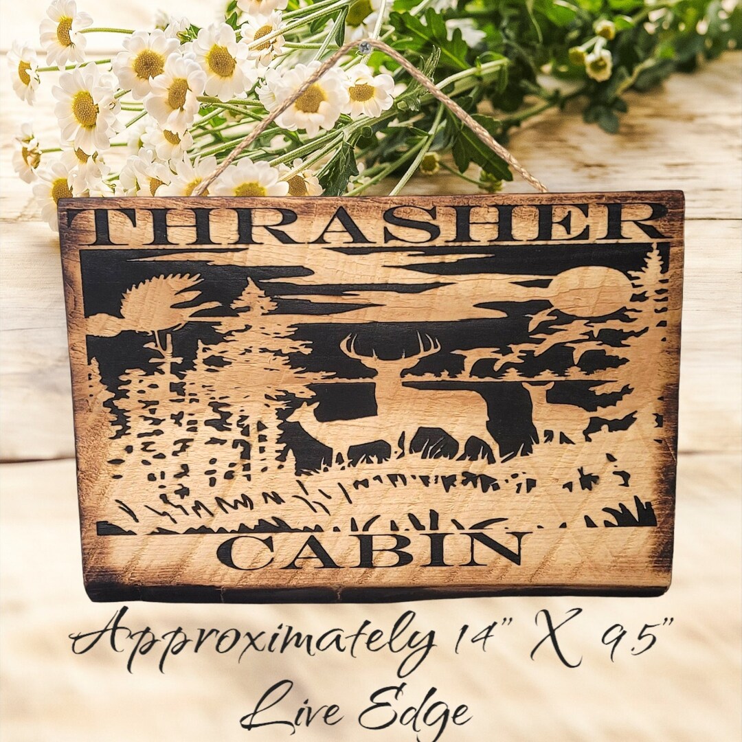Personalized Custom Handmade Wood Laser Engraved Family Welcome Sign - Etsy
