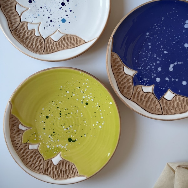 Plates Set - Etsy