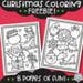 Christmas Coloring Pages FREEBIE | Holiday Fun | Ebook - Etsy