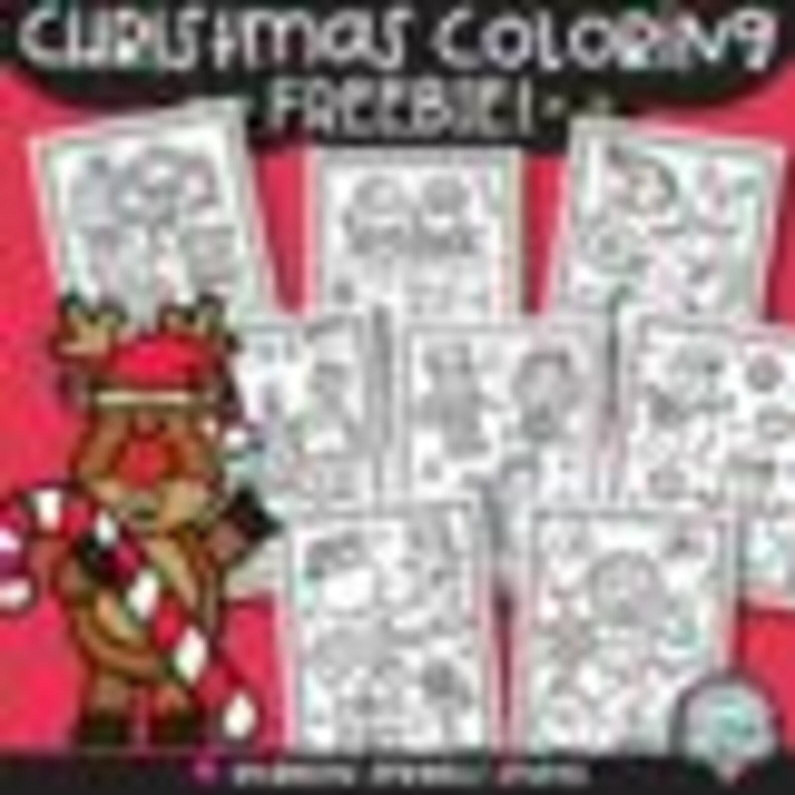Christmas Coloring Pages FREEBIE | Holiday Fun | Ebook - Etsy