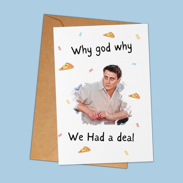 Why God Why Joey Card - Etsy UK