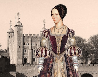 Queen ELIZABETH I Artiqulated Paper Doll Collage Sheet Henry VIII Tudor ...