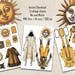 SUN Paper Dolls Collage Sheet, Celestial Ephemera, Junk Journal ...