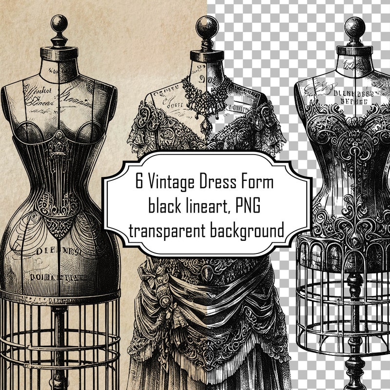 Dress Form Clipart - Etsy