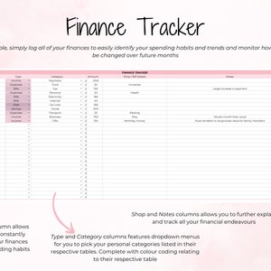 Editable Budget Planner Spreadsheet | Google Sheets & Excel | Monthly ...