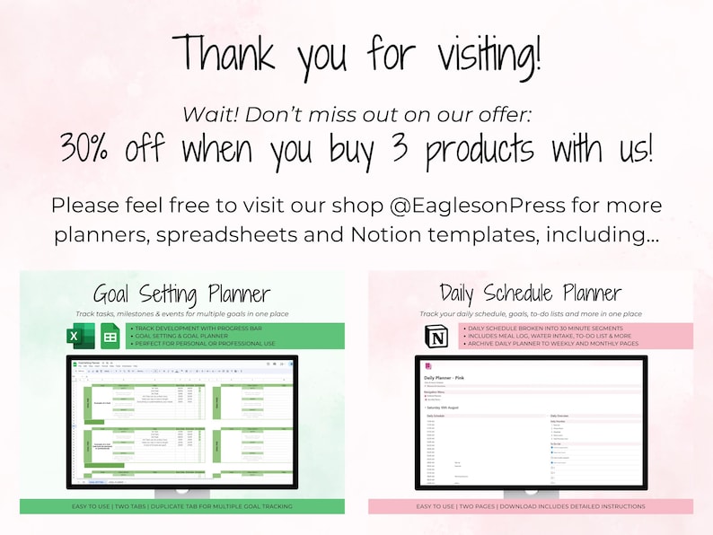 Editable Weekly Planner Template: Daily Schedule, Google Sheets & Excel ...