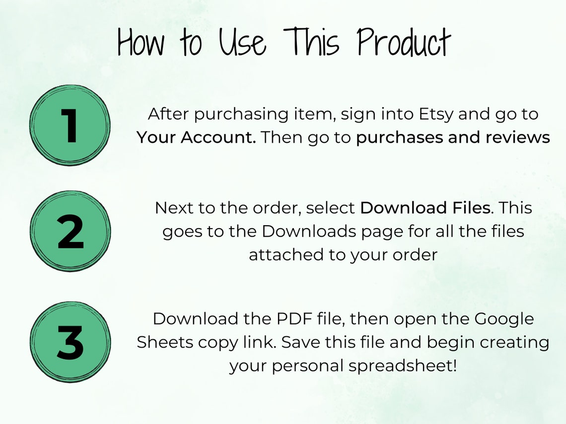 Monthly Habit Tracker Spreadsheet Google Sheets Template Habit Tracker ...
