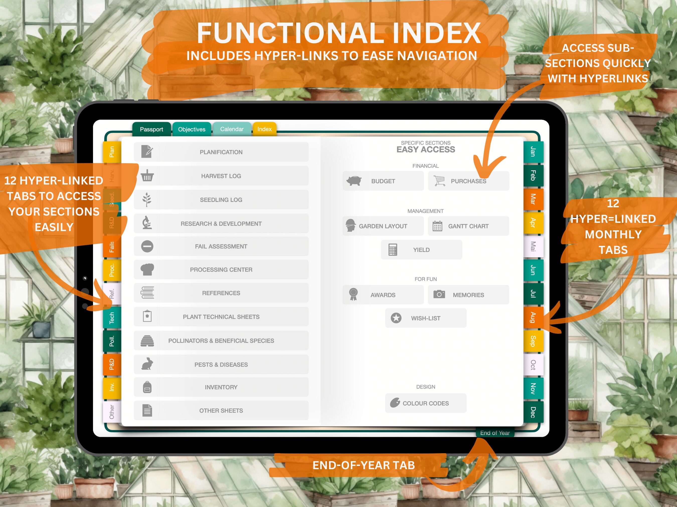 Digital Garden Planner for Goodnotes Garden Notebook for - Etsy Australia