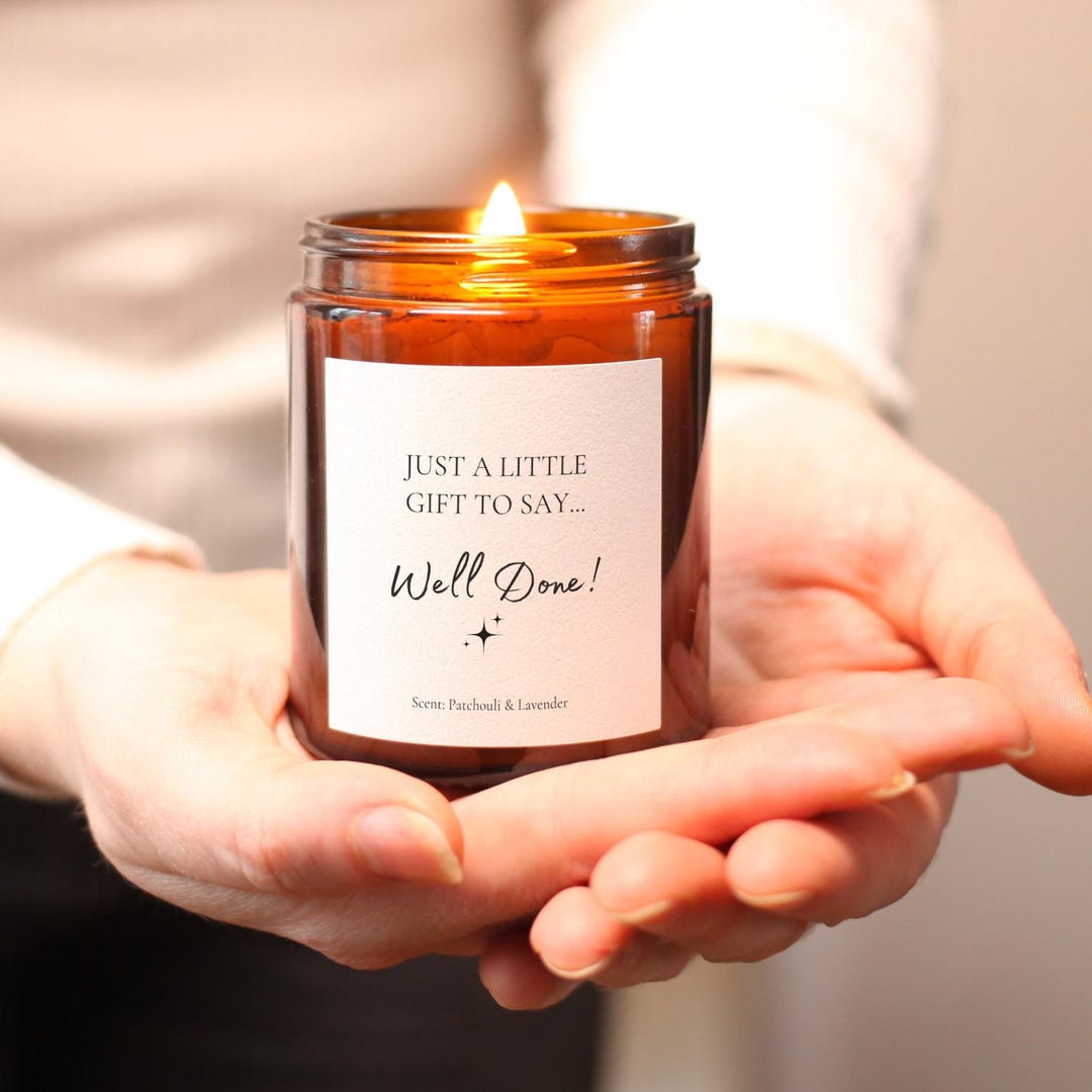 Well Done Gift, Just a Little Gift to Say...well Done Scented Candle ...