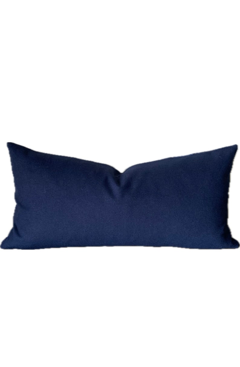 Wool Pillow Cover, Plaid, Navy, Royal Blue, Gray - Etsy