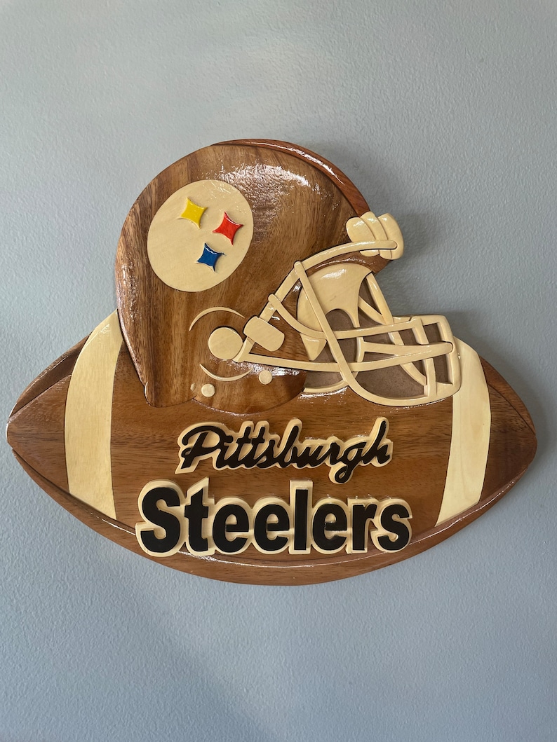 NFL Pittsburgh Steels Wooden Sign - Etsy
