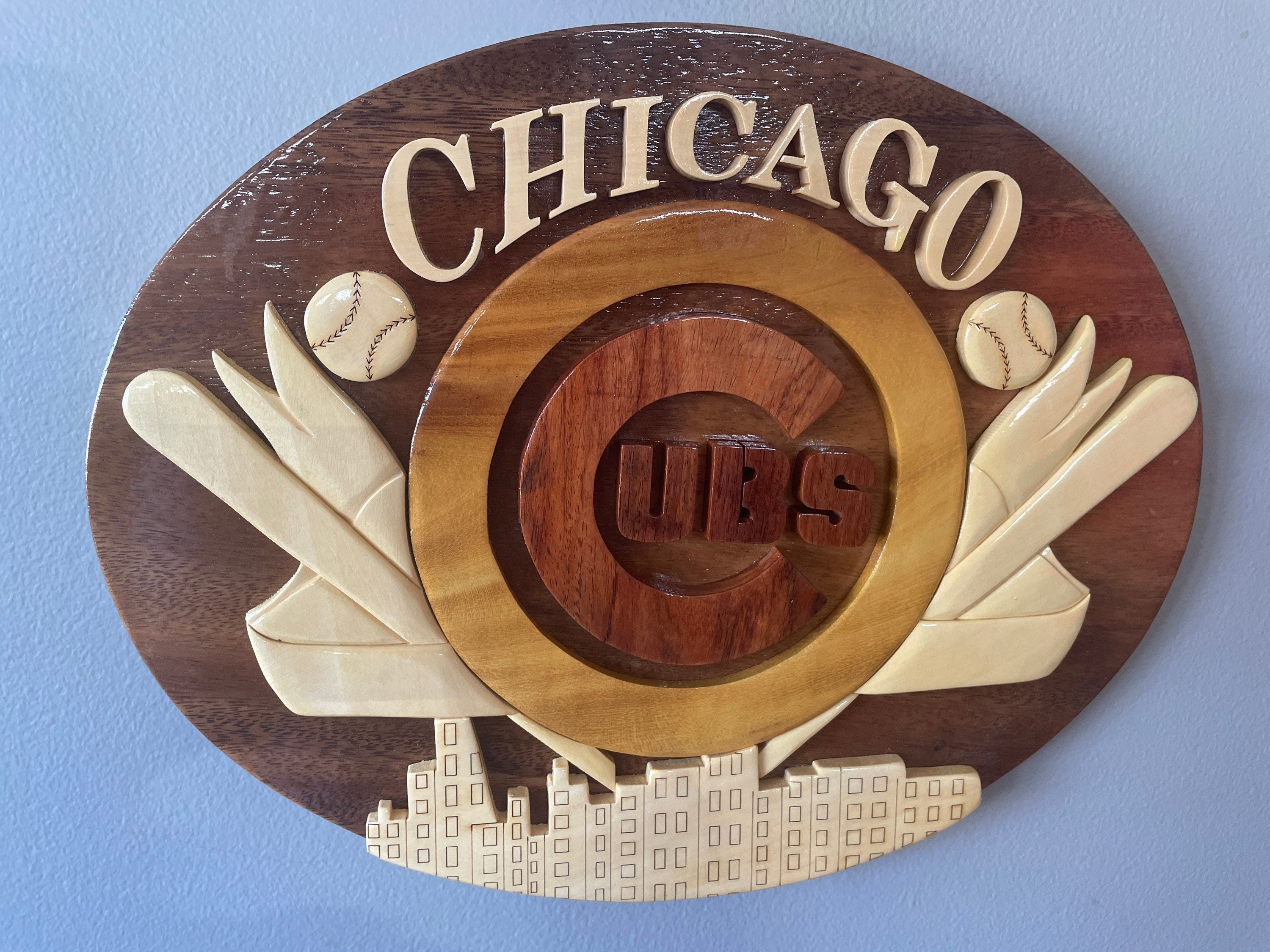 MLB Chicago Cubs Wooden Sign - Etsy